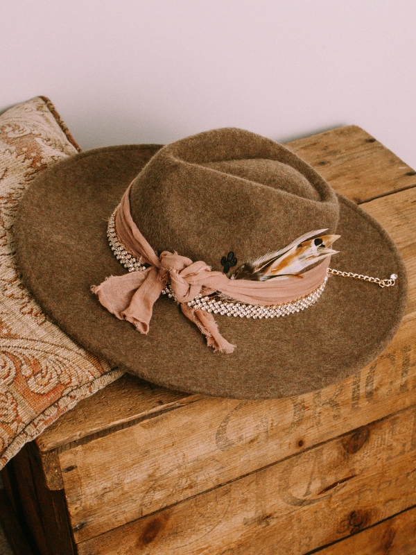 How To Style Your Own Custom Western Hat – Melbelle Western X Boho Blog