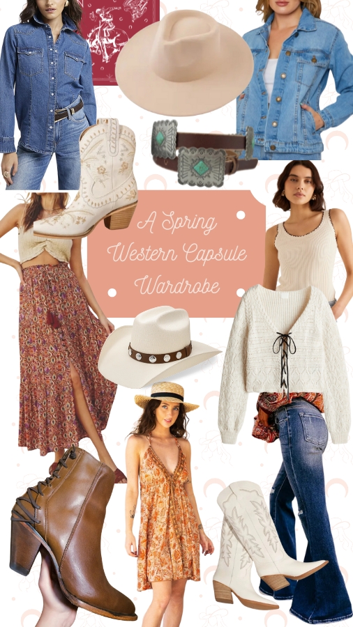 A Spring Western Capsule Wardrobe – Melbelle Western X Boho Blog